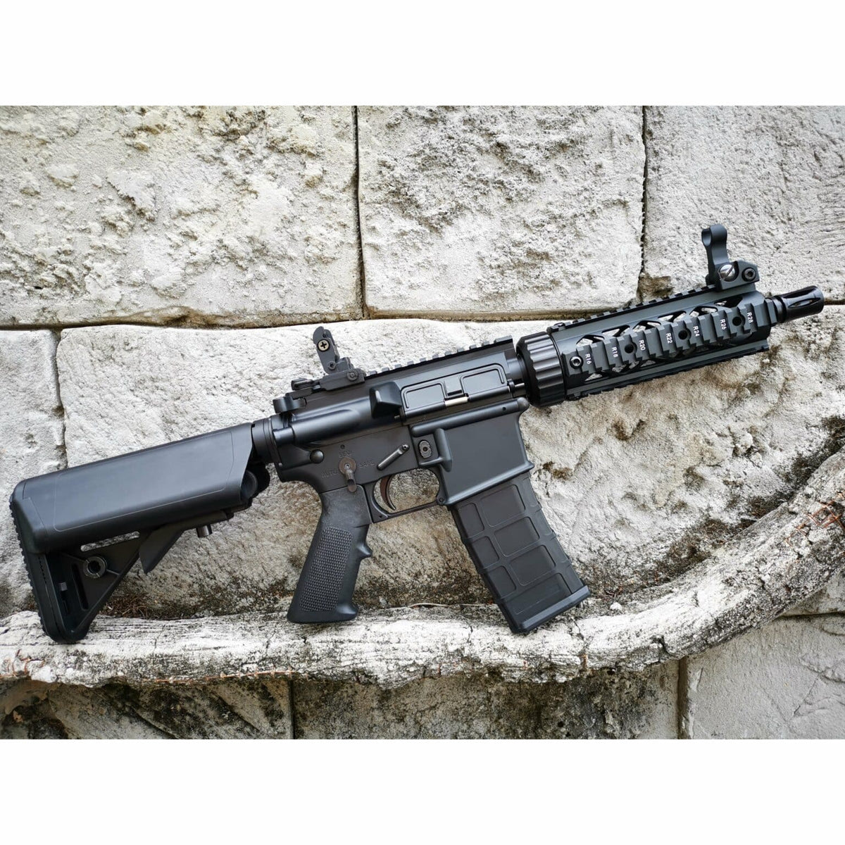 Golden Eagle - M4 CQB FULL METAL Green Gas Blowback Gel Blaster ...